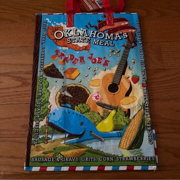 Trader Joe’s | Bags | Rare Oklahoma Trader Joes Tote Bag New | Poshmark